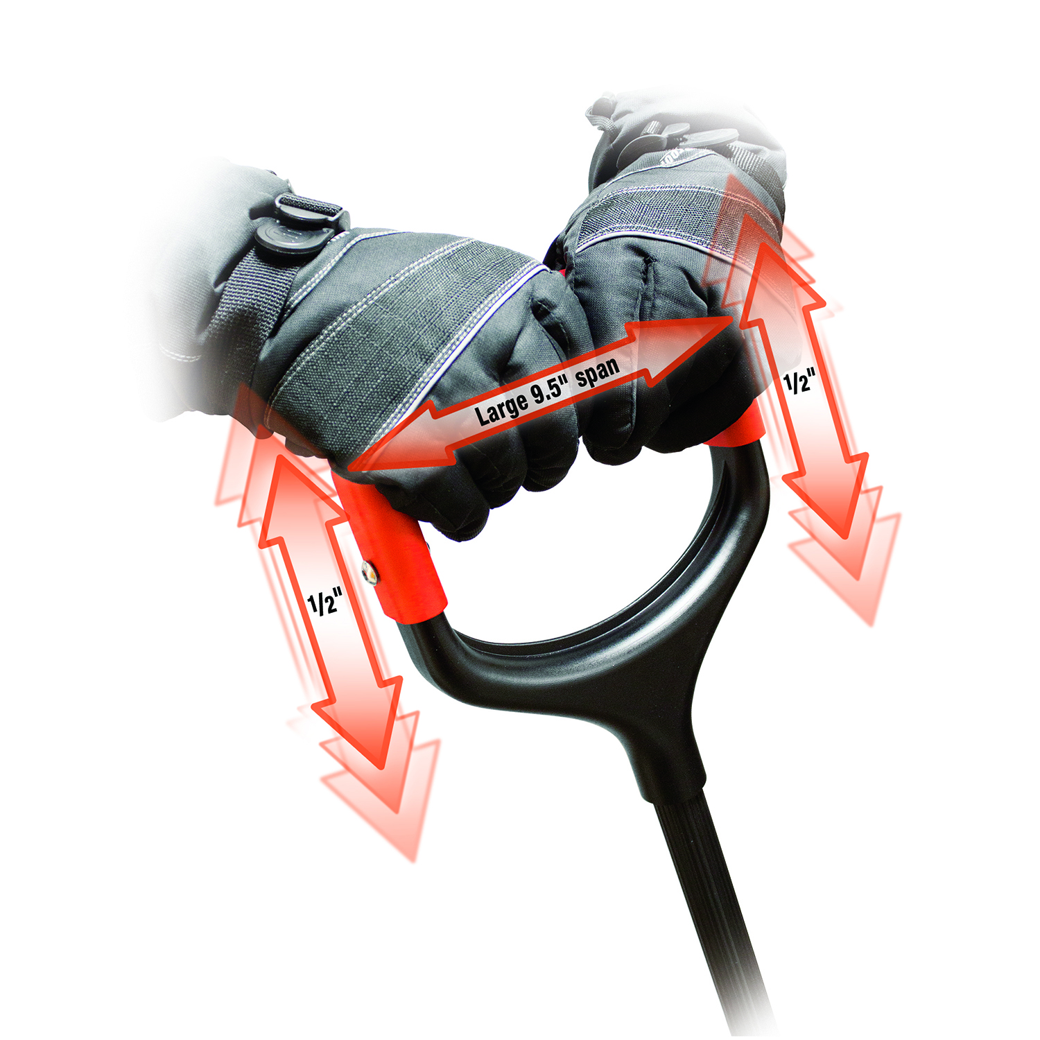 21″ Snow Roller Pusher Snow Shovel – Emsco Group